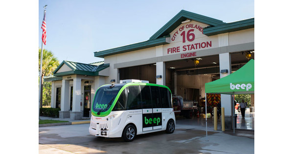 Beep Conducts Autonomous Shuttle First Responder Training In Orlando