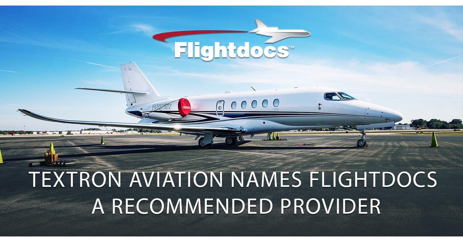 Textron Aviation Names Flightdocs A Recommended Provider