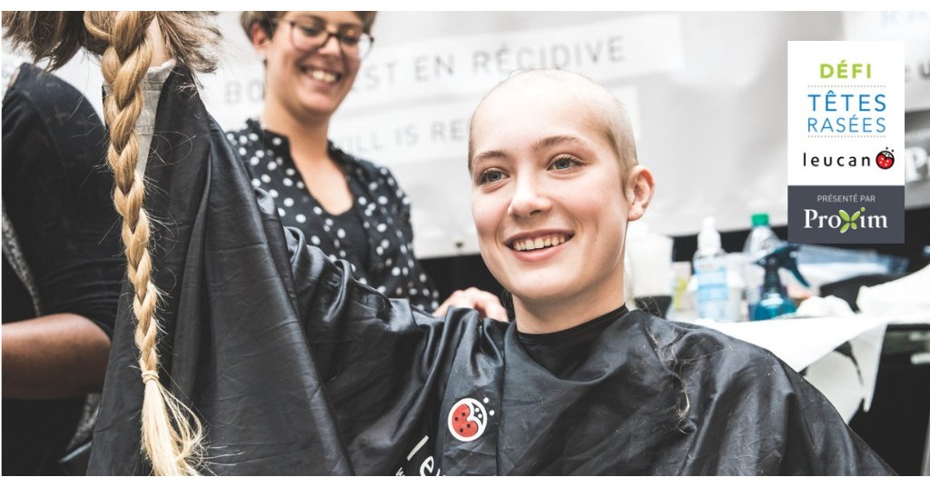 More than 500 people are taking on the Leucan Shaved Head Challenge today