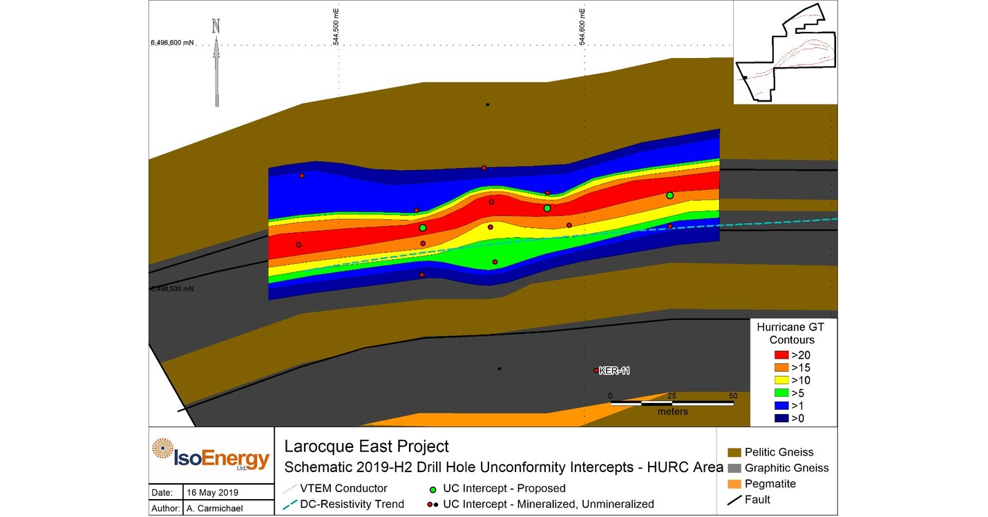 IsoEnergy Targets Eastern Strike Extension of Hurricane Uranium Zone