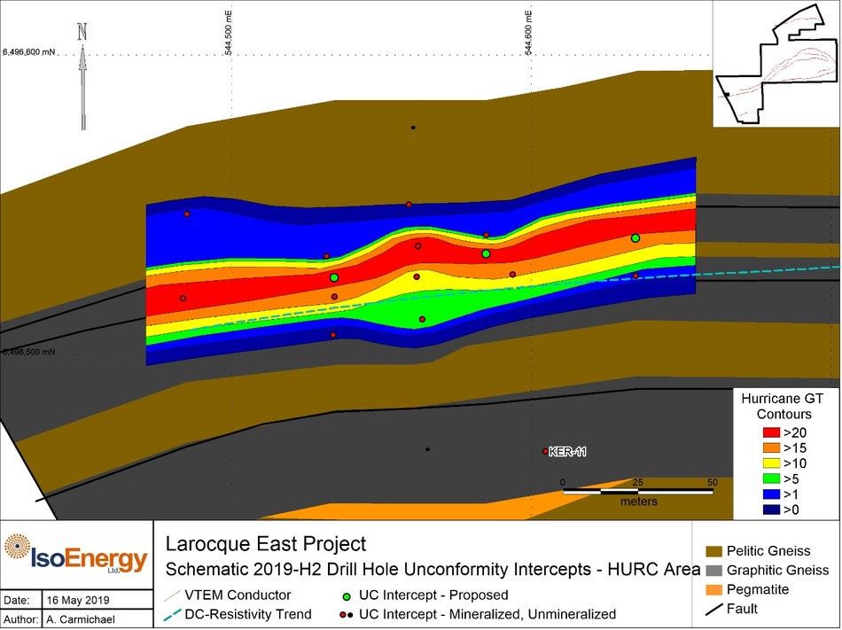 IsoEnergy Targets Eastern Strike Extension of Hurricane Uranium Zone