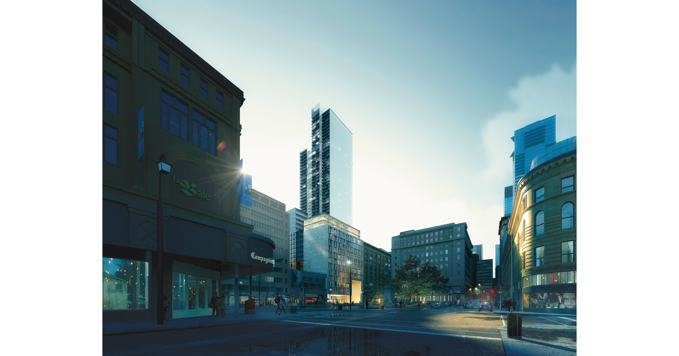 Montreal's tallest residential tower to be built near Phillips Square