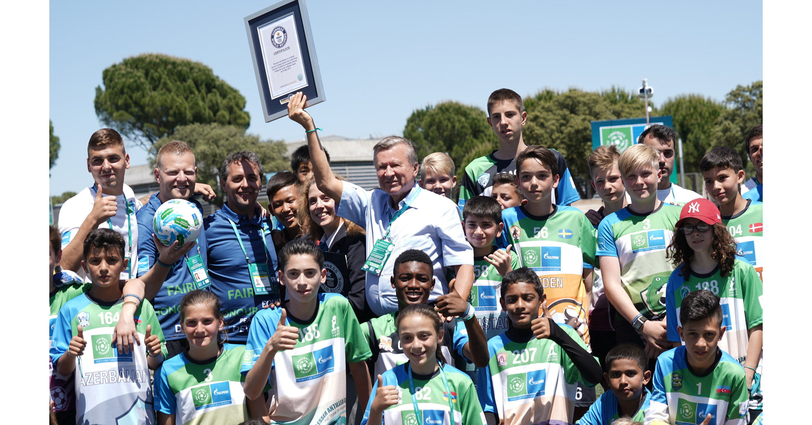 Football for Friendship Sets New World Record: Most Nationalities in ...