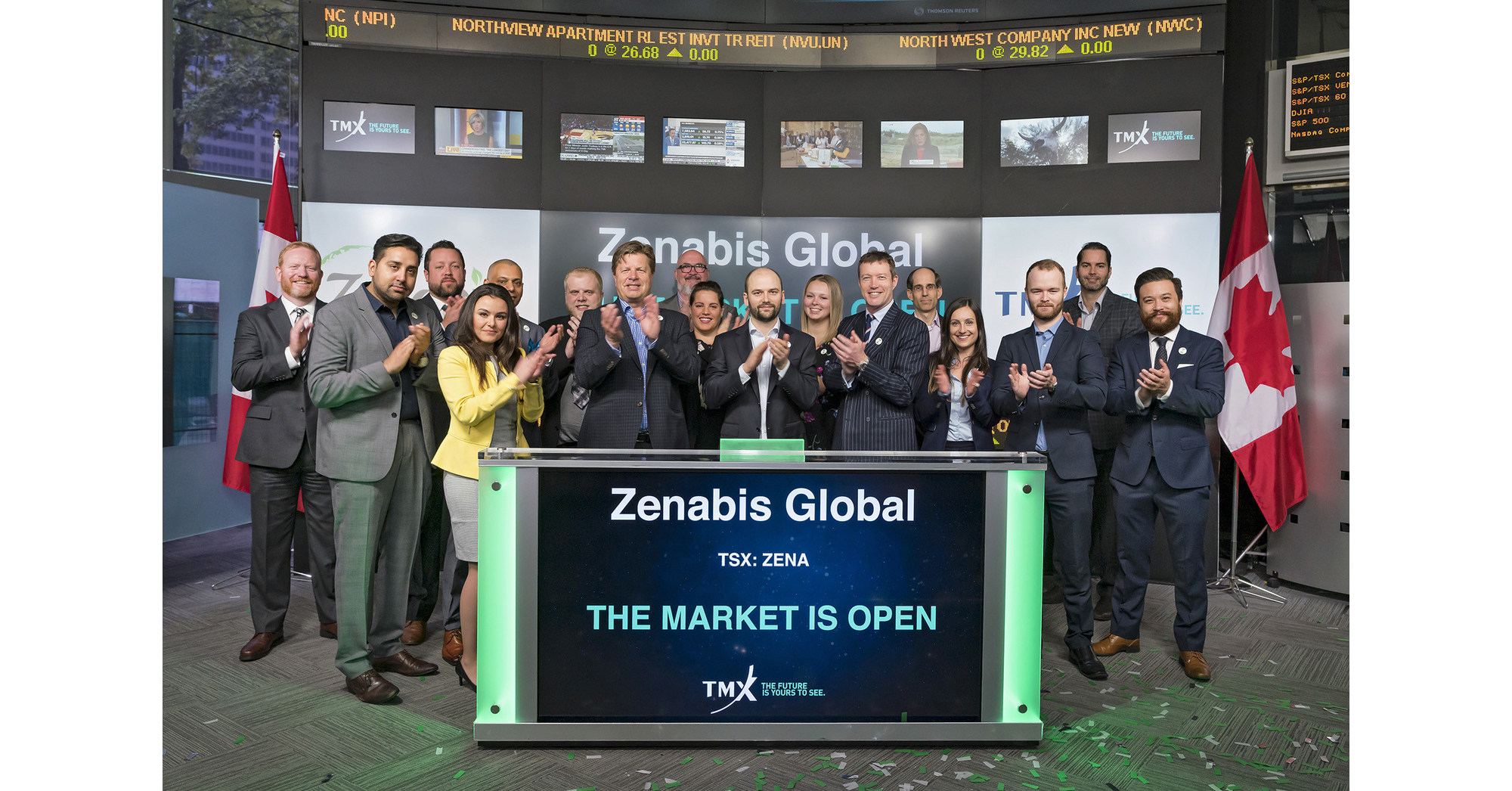 Zenabis Global Inc. Opens the Market