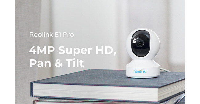 Reolink Launches Full-Featured and Affordable E1 Pro Pan Tilt Smart ...