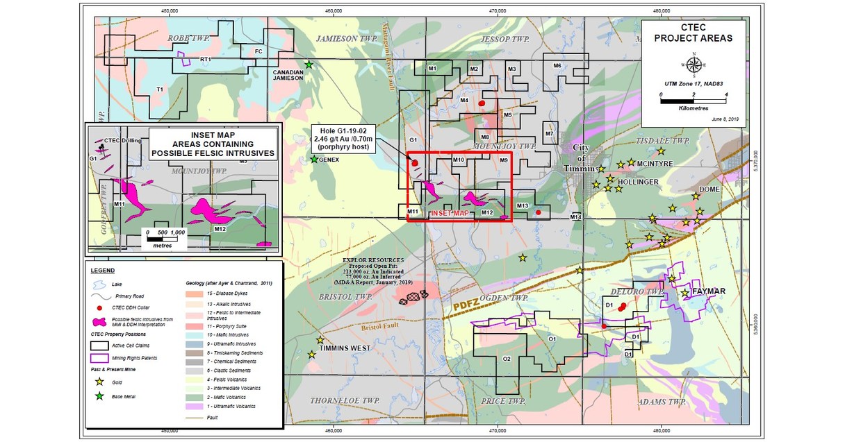 Central Timmins Exploration Corp. Provides Winter 2019 Program Update ...