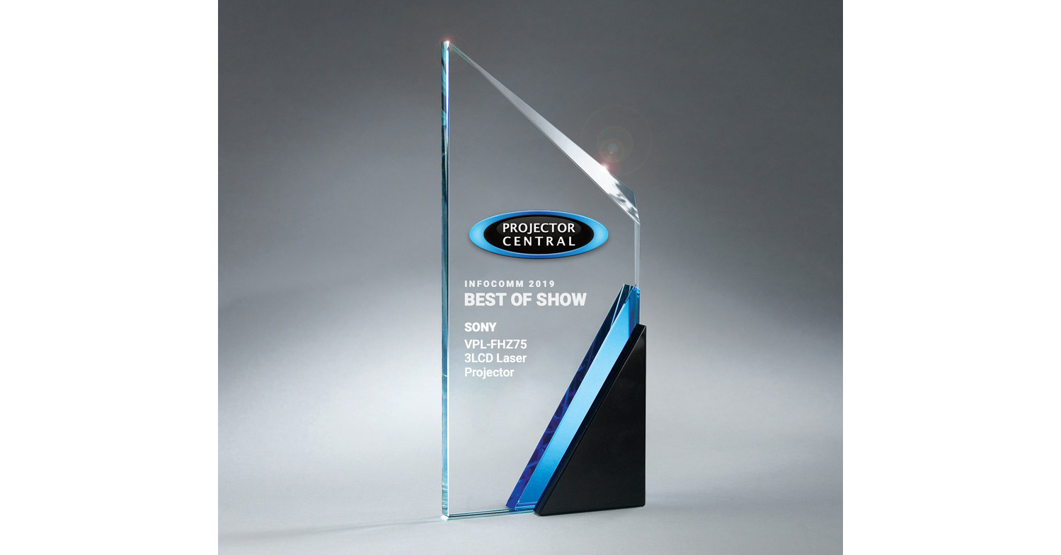 Sony Laser Projectors Honored as Best of Show During InfoComm