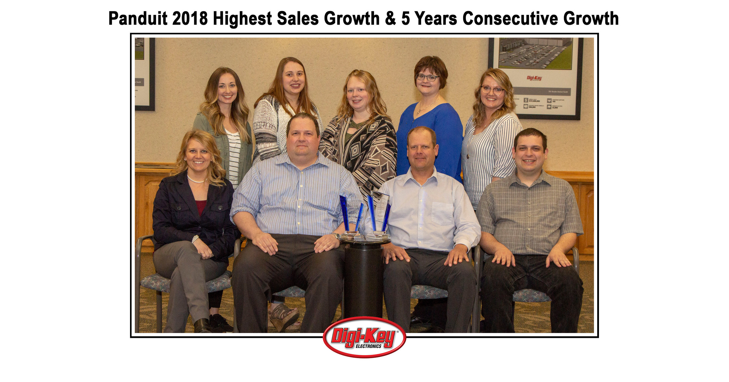 Digi-Key Receives the Panduit 2018 Highest Sales Growth and 5 Years ...