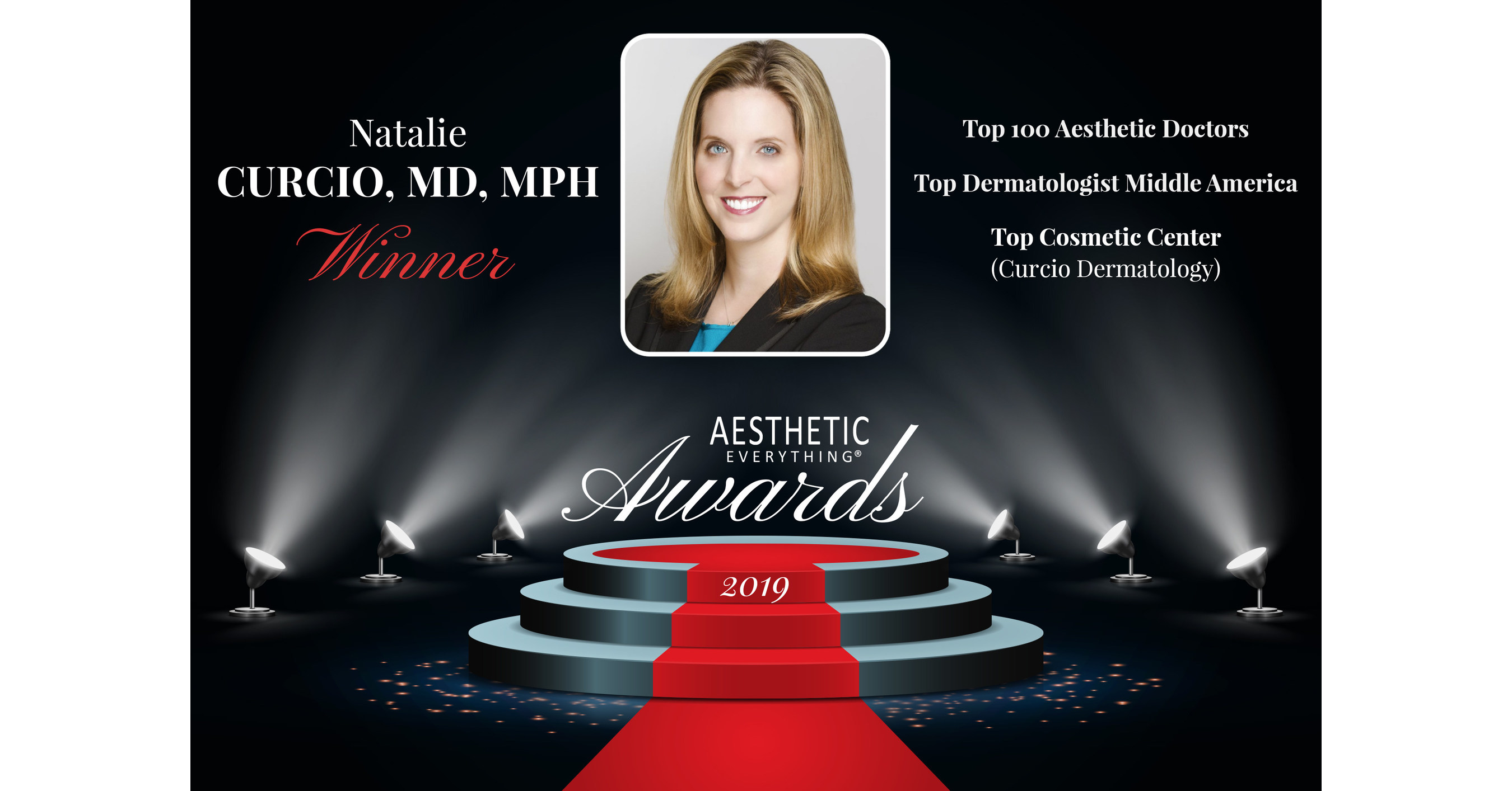 Dr. Natalie Curcio Lands Three 2019 Aesthetic Everything® Awards ...