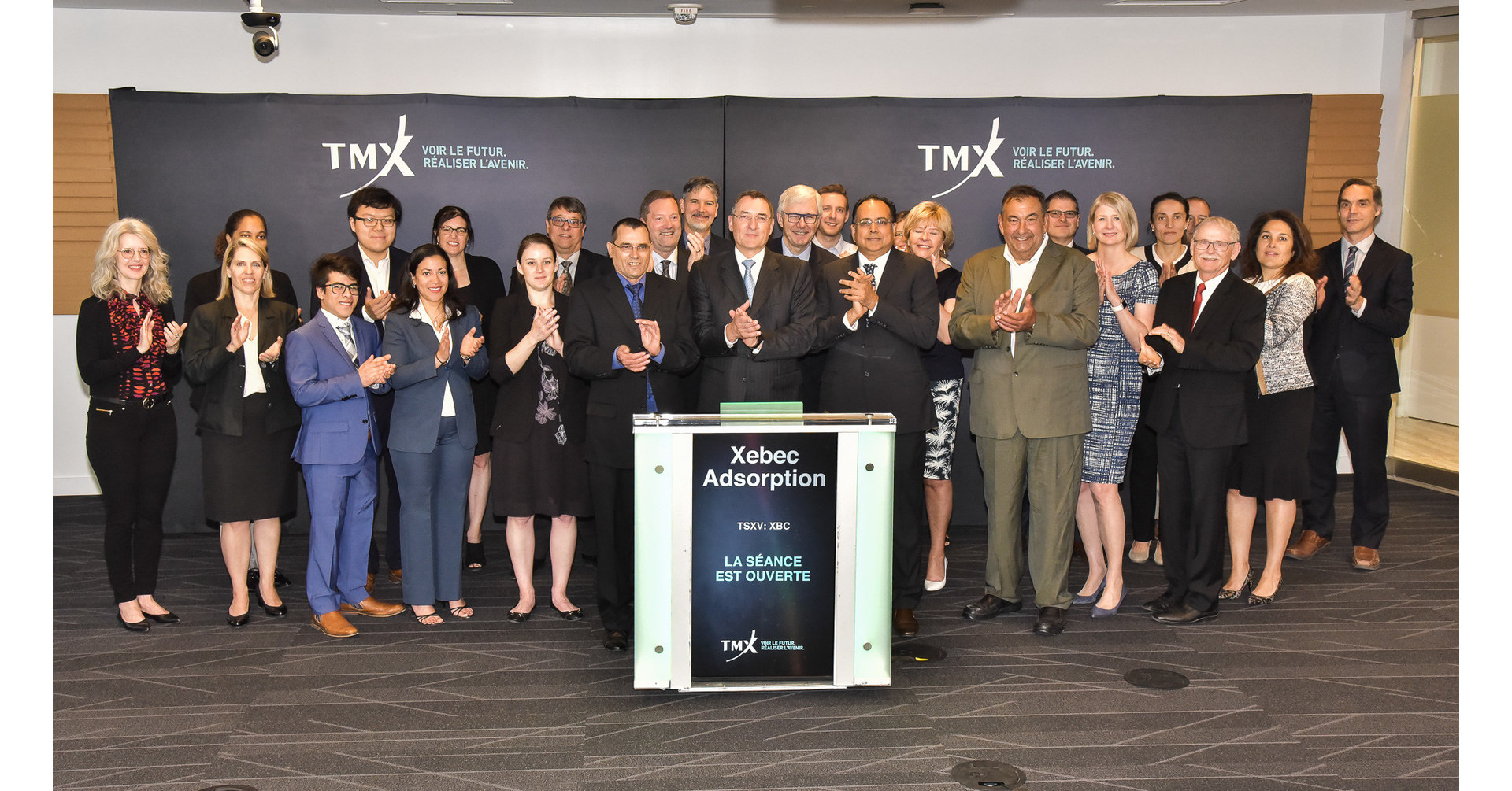 Xebec Adsorption Inc. Opens the Market