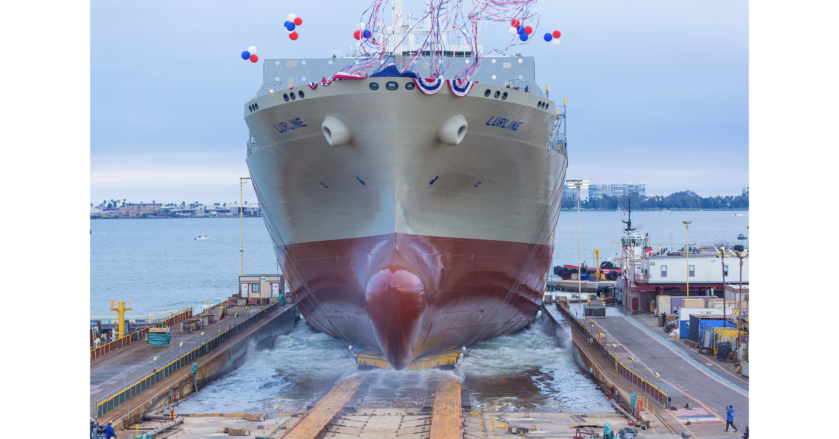 Matson Christens First Kanaloa Class Vessel 'Lurline'