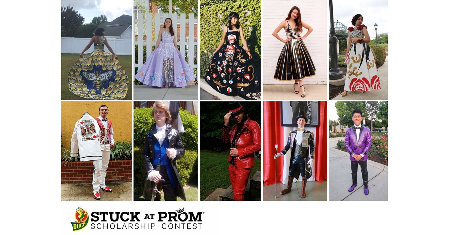 Top Teen Designers Compete in 19th Annual Duck® brand Stuck at Prom ...