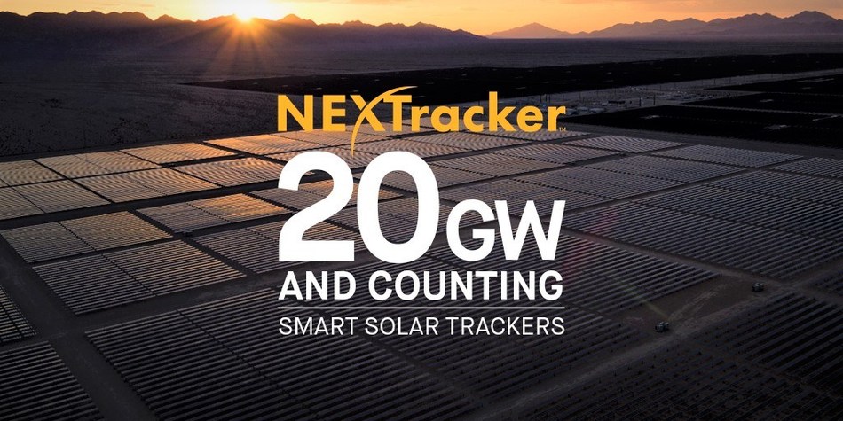 NEXTracker Achieves Industry-First 20 Gigawatts Solar Tracker Milestone