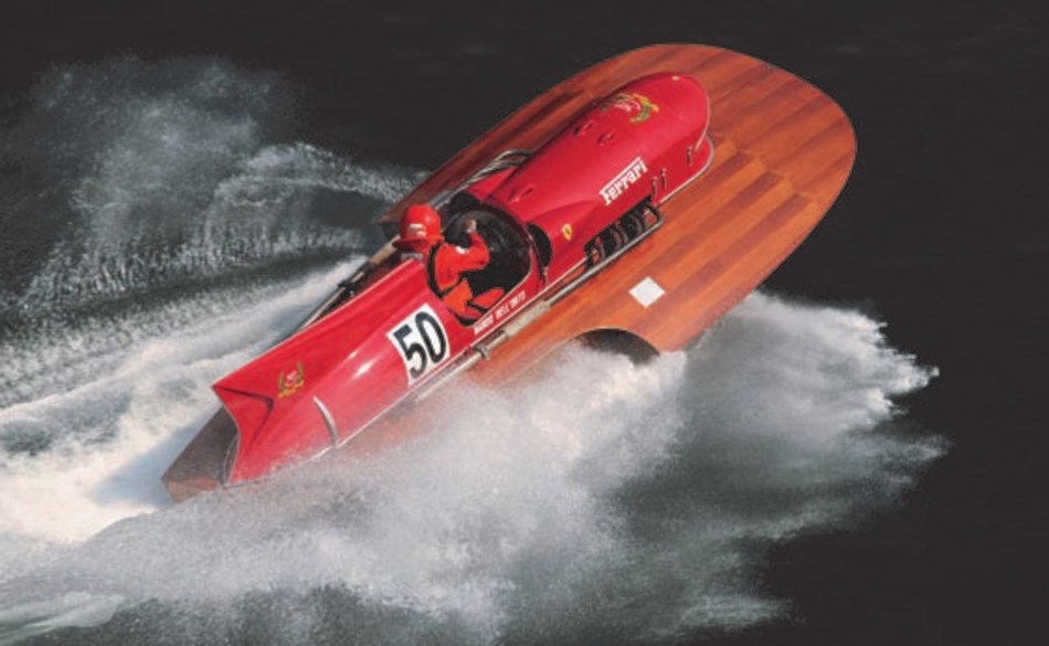 Comienza la restauración del motor de un barco Ferrari único en su clase