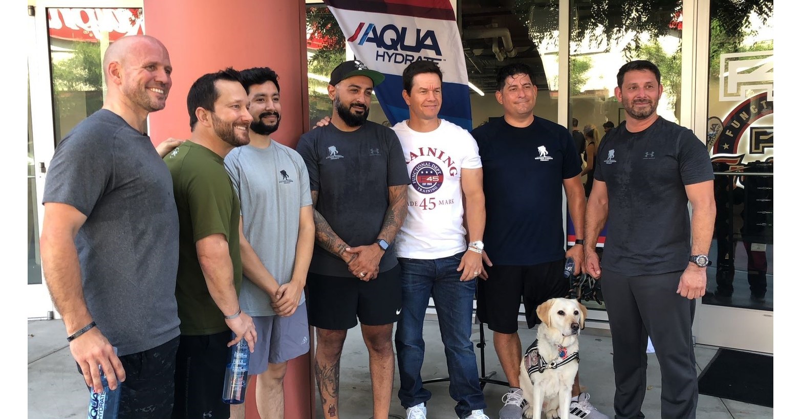 Actor Mark Wahlberg Encourages Wounded Warriors to Get Active during ...