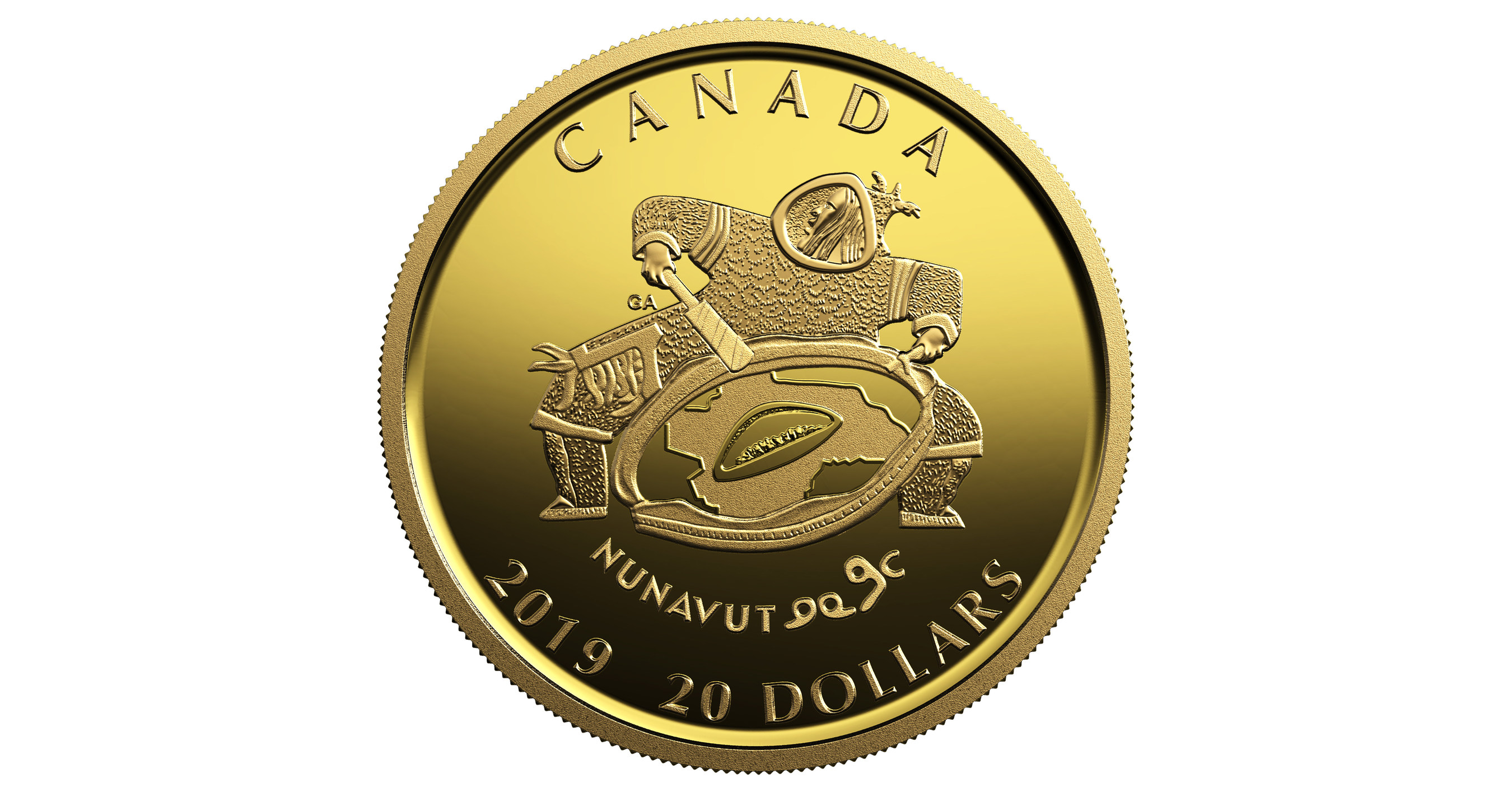 La Monnaie royale canadienne lance une pièce faite d'or pur du Nunavut ...