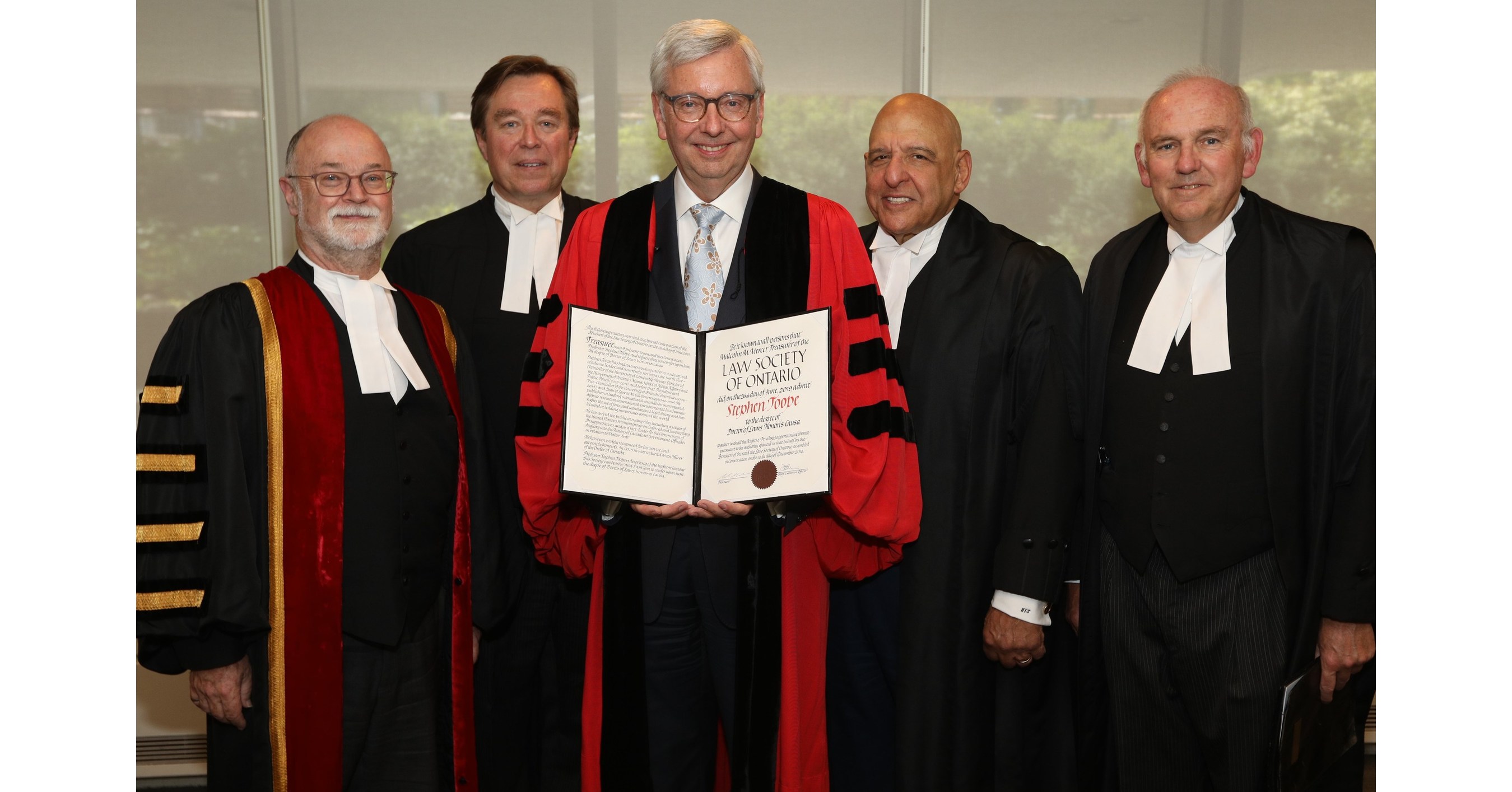 Law Society presents four honorary LLDs to four outstanding legal ...