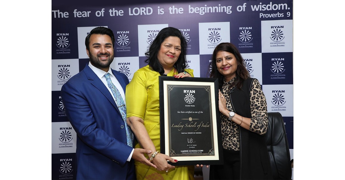 Ryan International School, Greater Noida Awarded 'Leading Schools of India'