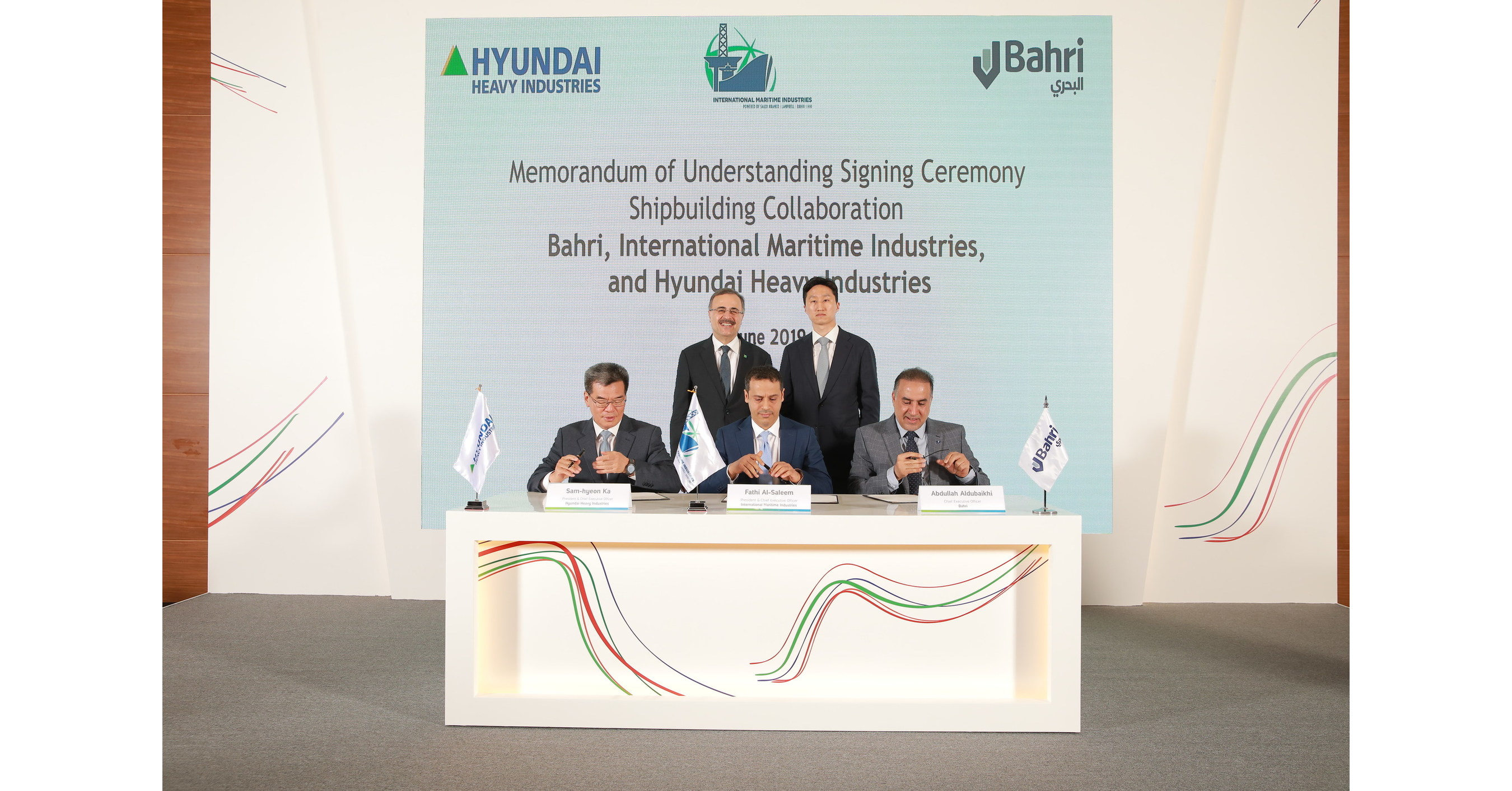 International Maritime Industries Signs MOU with HHI and Bahri in ...