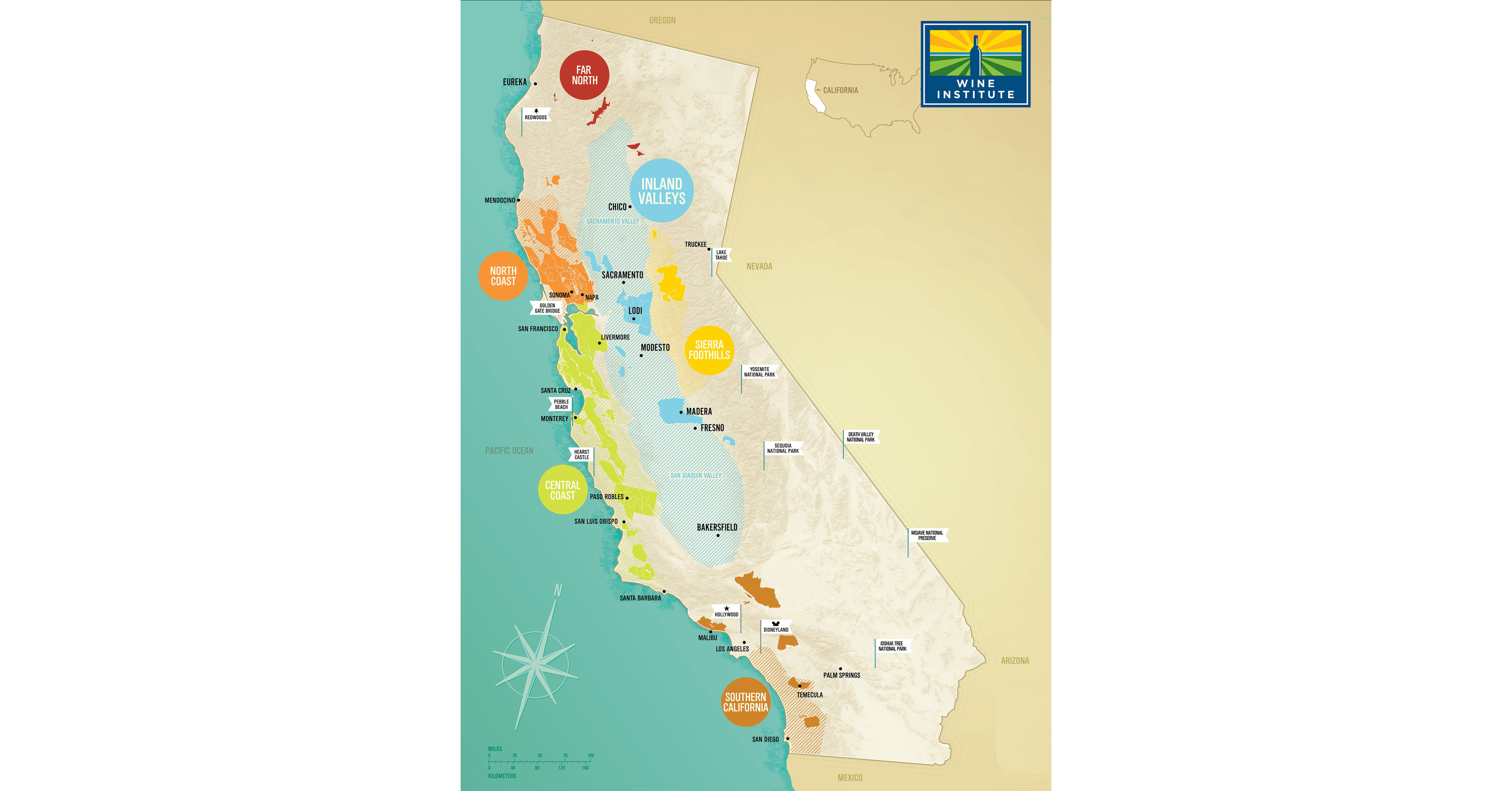 Travel California Wine Country's Back Roads This Summer: Inland Valleys ...