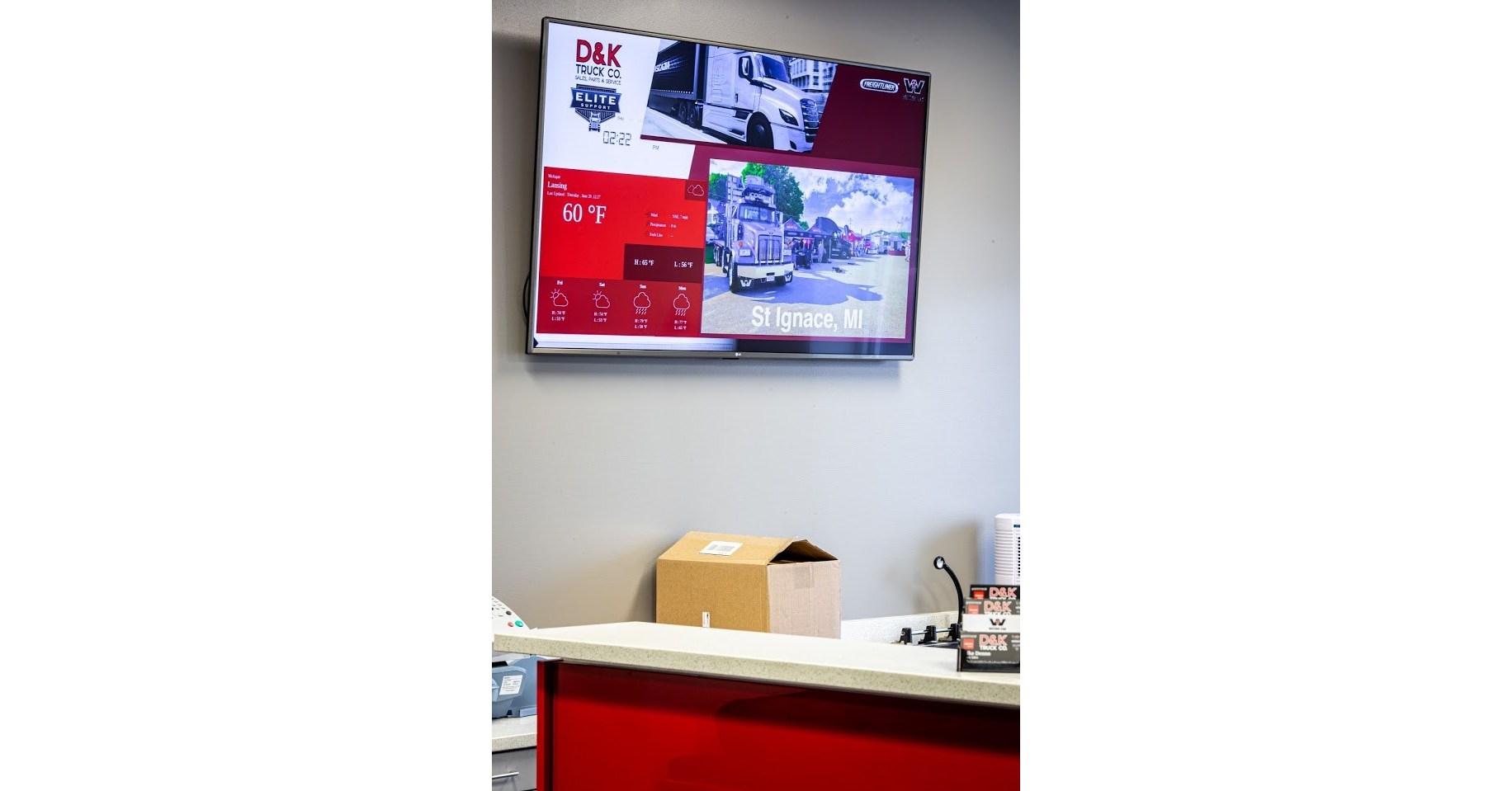 Mvix Digital Signage Fuels Company Wide Growth at D&K Truck Company
