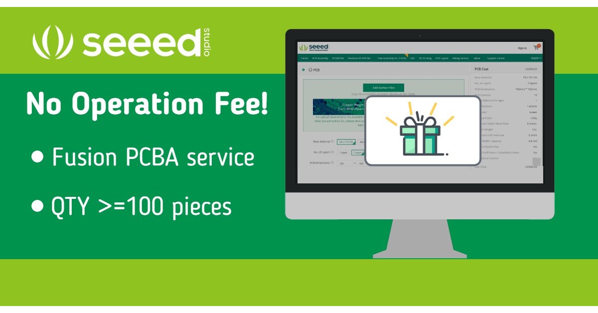 Seeed Fusion is Removing Operation Fees for PCBA Orders of 100 Pieces ...