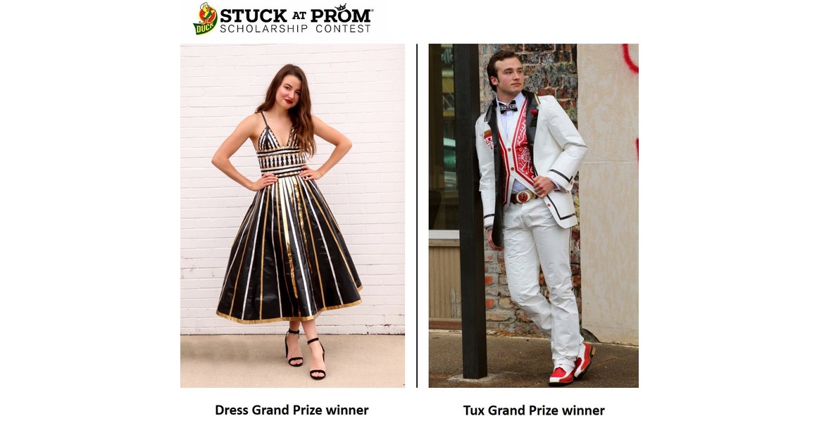 Grand Prize Winners Announced in 2019 Duck® Brand Stuck at Prom ...