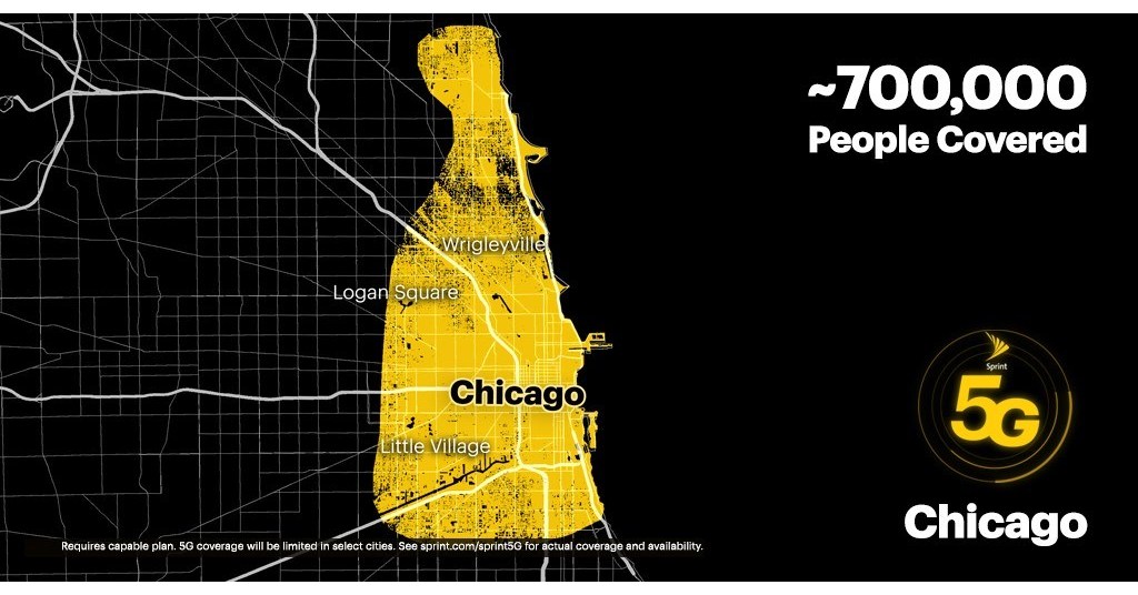 Sprint Lights Up True Mobile 5G in Chicago