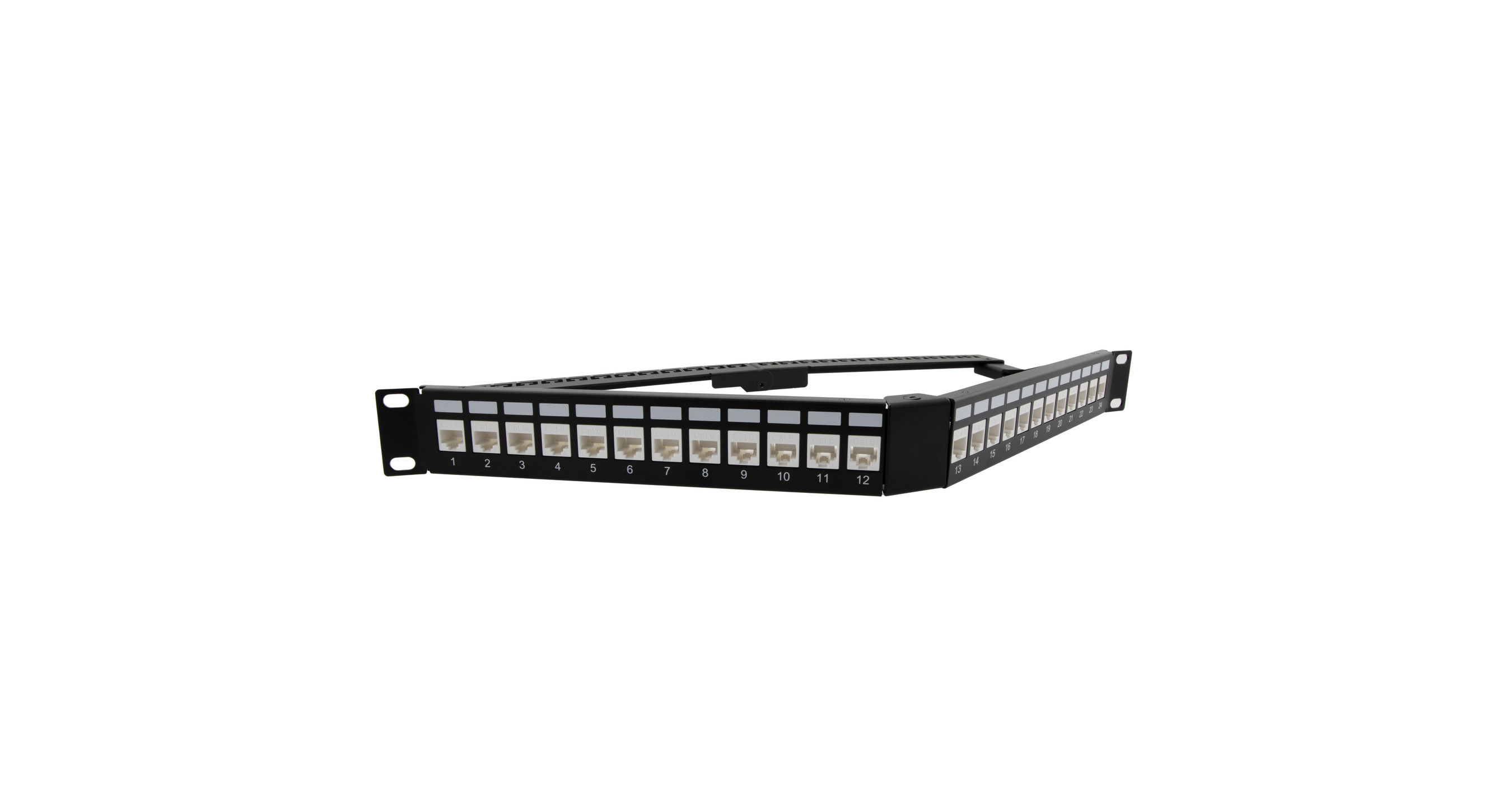 L-com Releases New 1U and 2U Cat5e, Cat6 and Cat6a Patch Panels