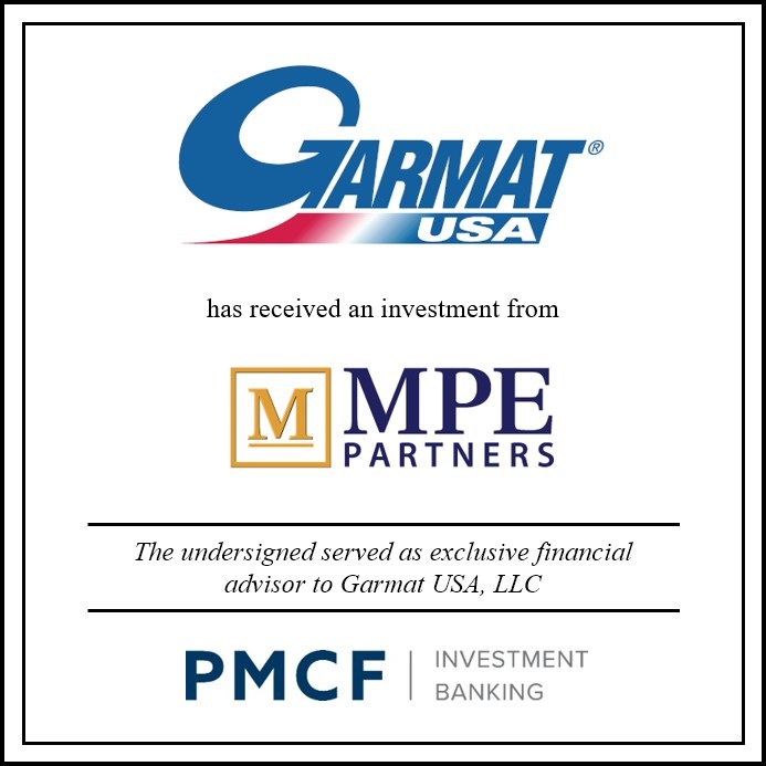 PMCF Advises Garmat USA on an Investment by MPE Partners