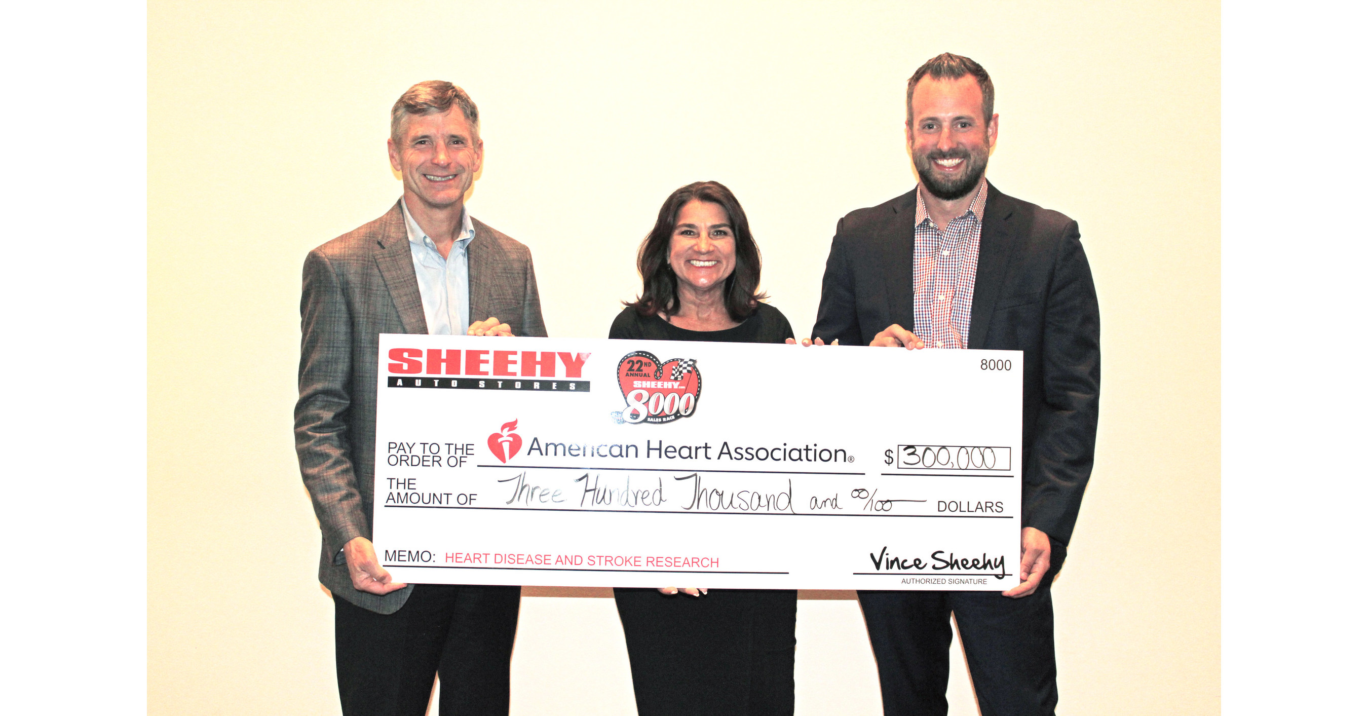 Sheehy Auto Stores Raises $300,000 to Benefit the American Heart ...