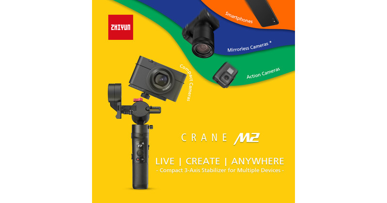 Zhiyun Announces CRANE-M2, the Most Versatile Compact Stabilizer