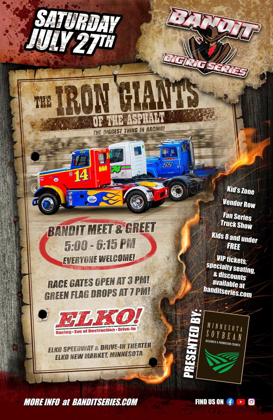 "Indomitus" making its final appearance at Bandit Big Rig Series