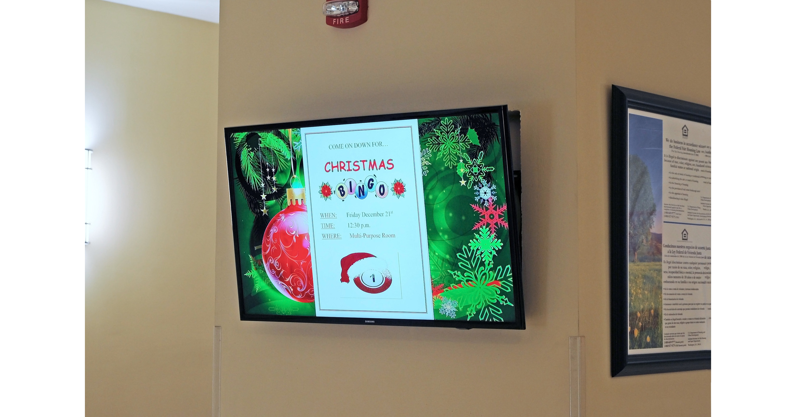 Digital Signage Boosts Communication With Residents at Habitat America