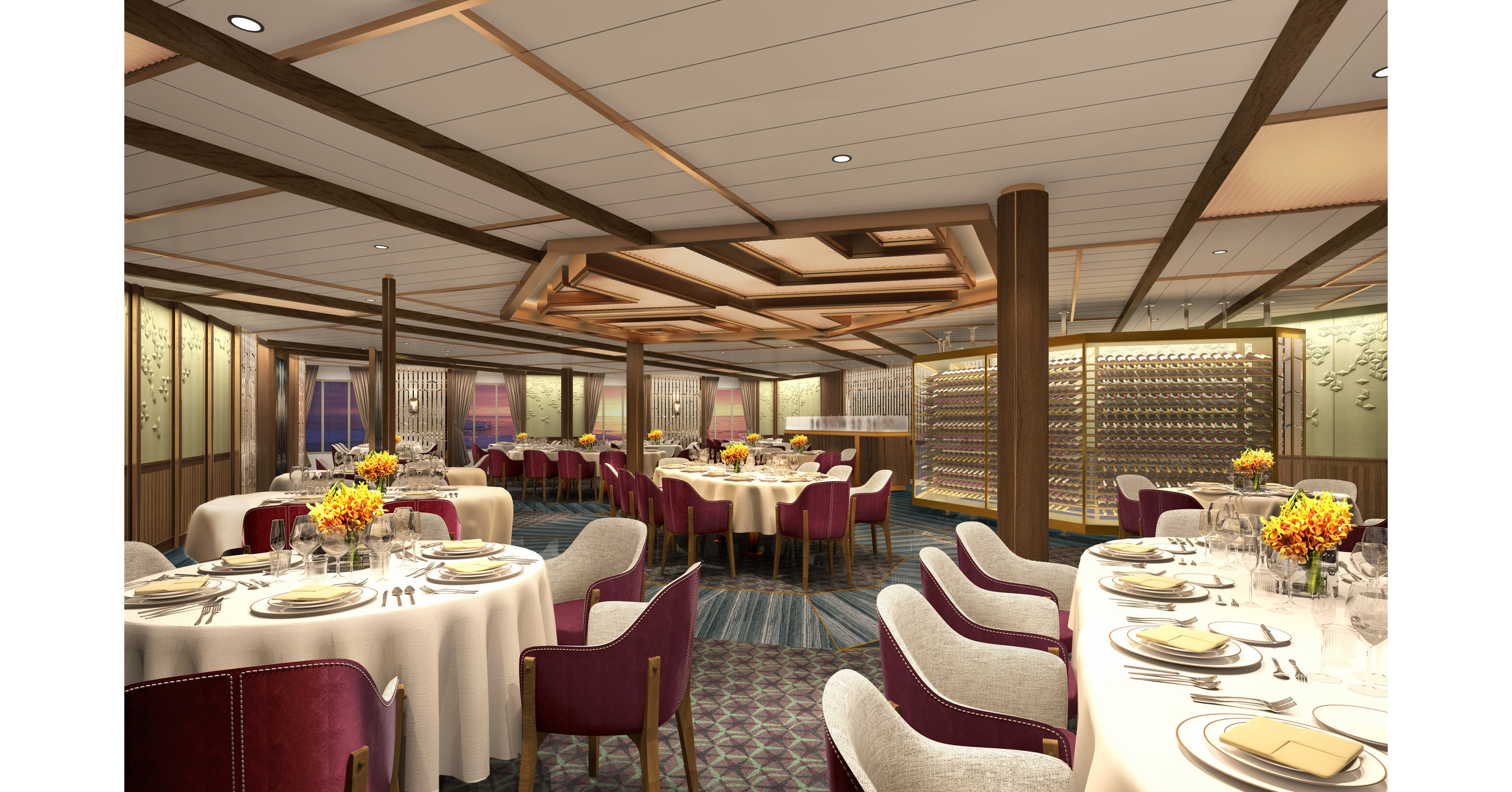 Seabourn Unveils Dining Experiences, Design Of "The Restaurant" On New ...