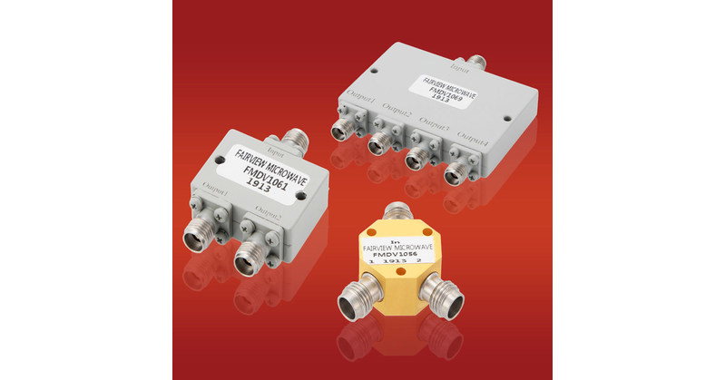 Fairview Microwave Releases New High Frequency Power Dividers Operating ...