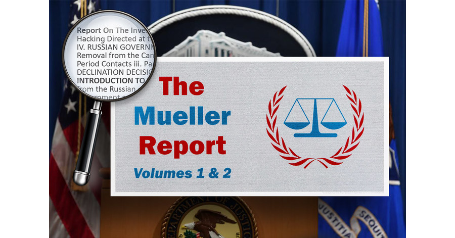 Entire Two-Volume Mueller Report Now Available as Just ONE Page: New ...