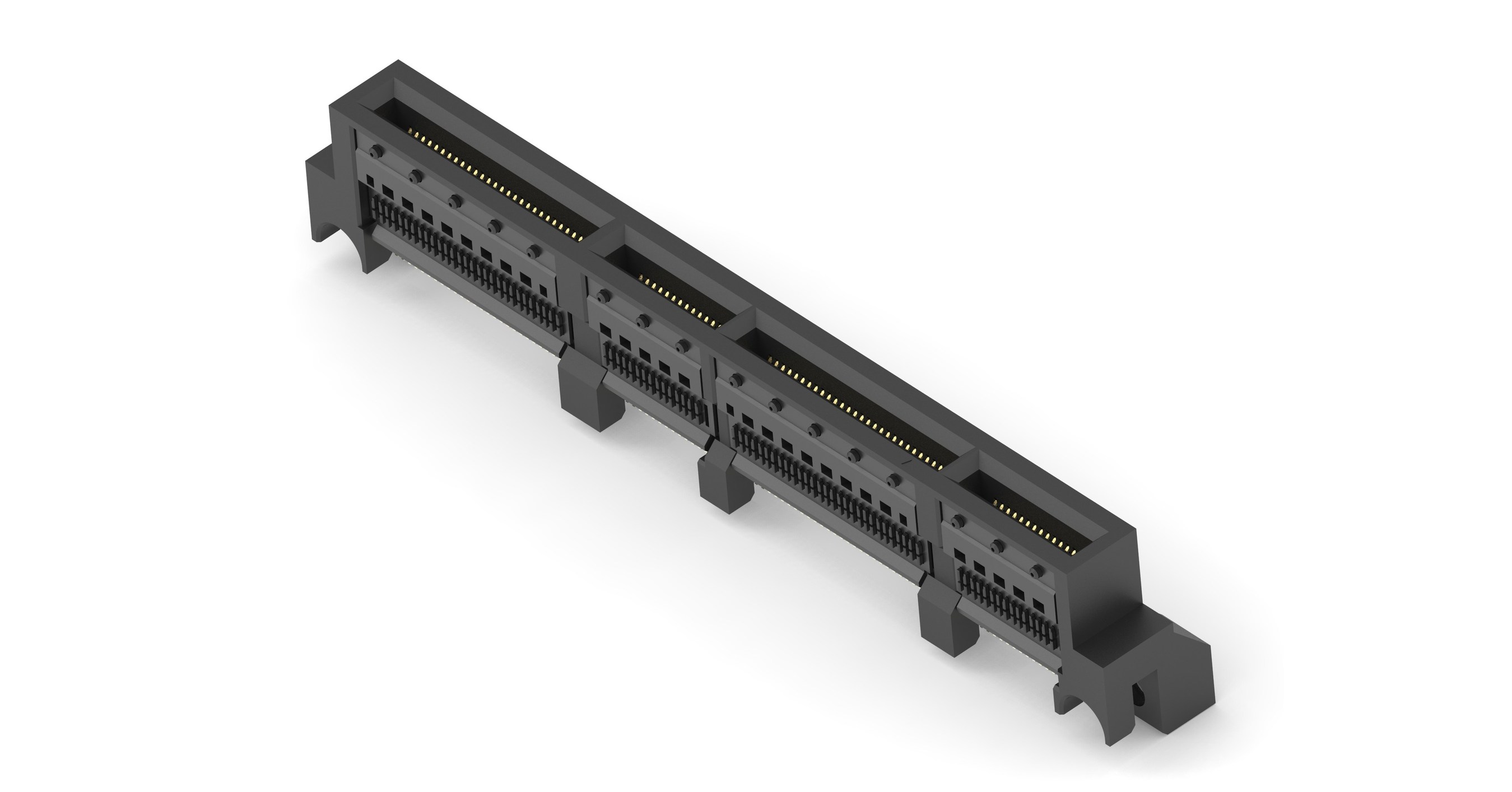 TE Connectivity's new Sliver straddle-mount connectors enable a ...