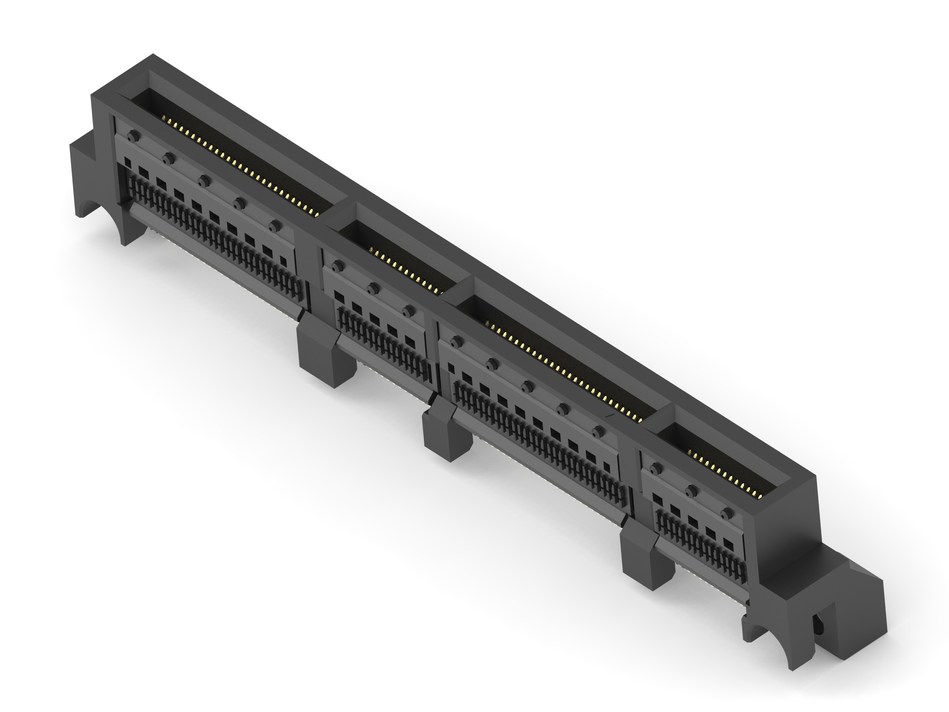 TE Connectivity's new Sliver straddle-mount connectors enable a ...