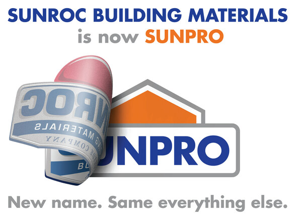 Sunroc Building Materials is now Sunpro
