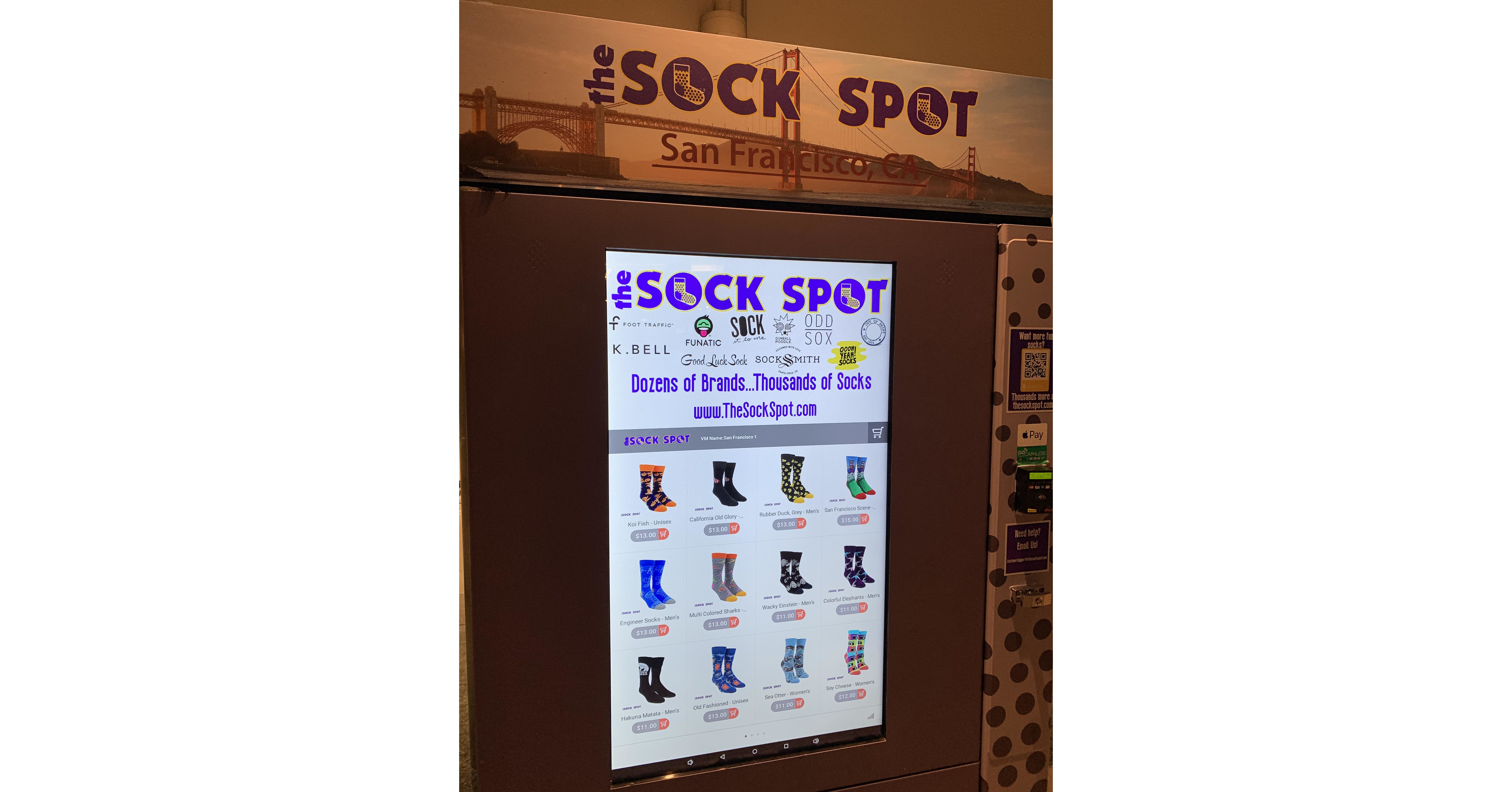 The Sock Spot Smart Vending - An Evolution in Retail