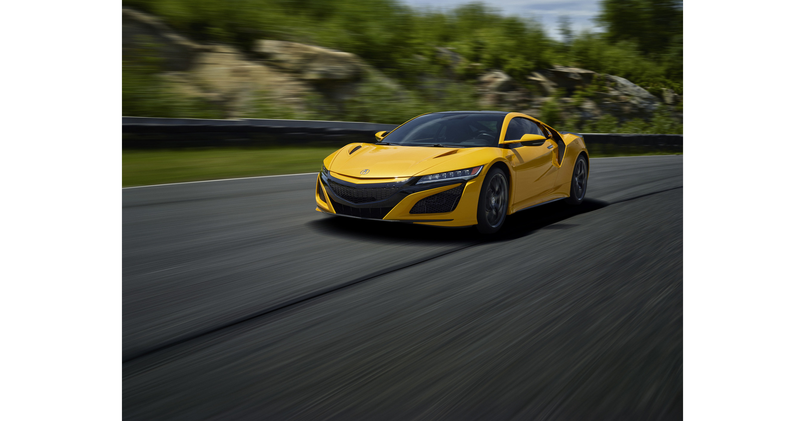 2020 Acura NSX Debuts Heritage Color - Indy Yellow Pearl at Monterey ...