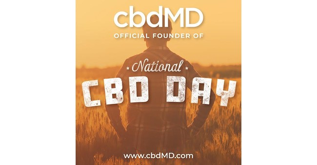 cbdMD Celebrates National CBD Day as Official Founder
