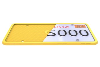Rightcar Solutions Develops Unique Silicone License Plate Frame: Rust ...