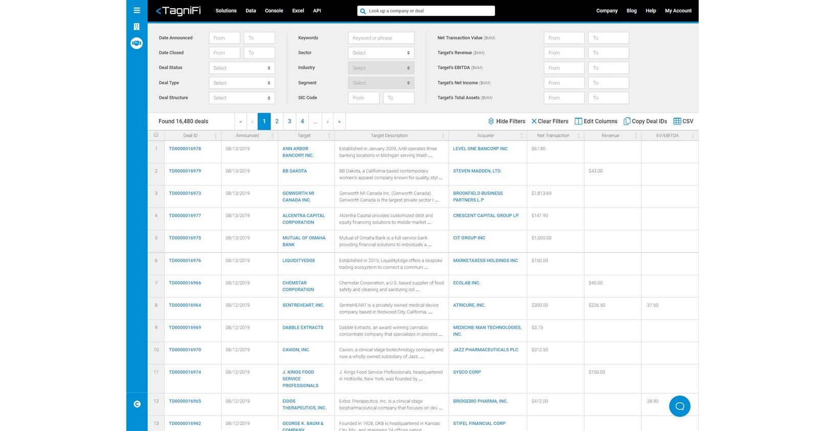 TagniFi Debuts Merger and Acquisition Database at ASA 2019