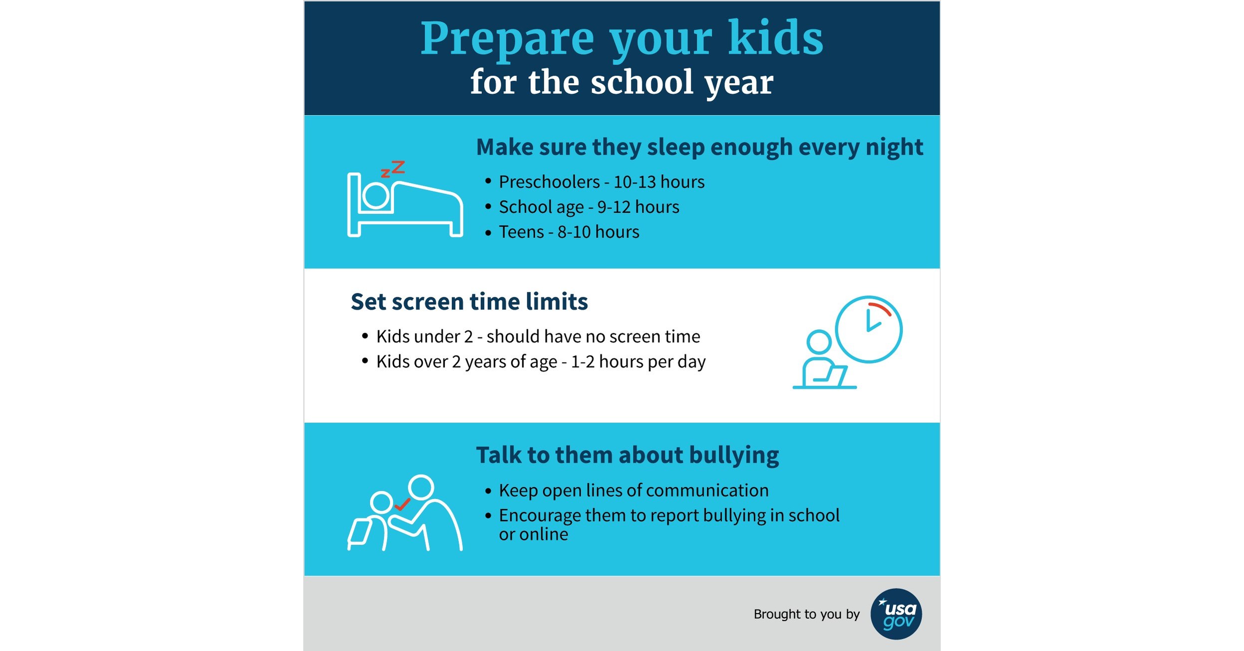 Get Ready for Class with USAGov's 2019 Back To School Checklist
