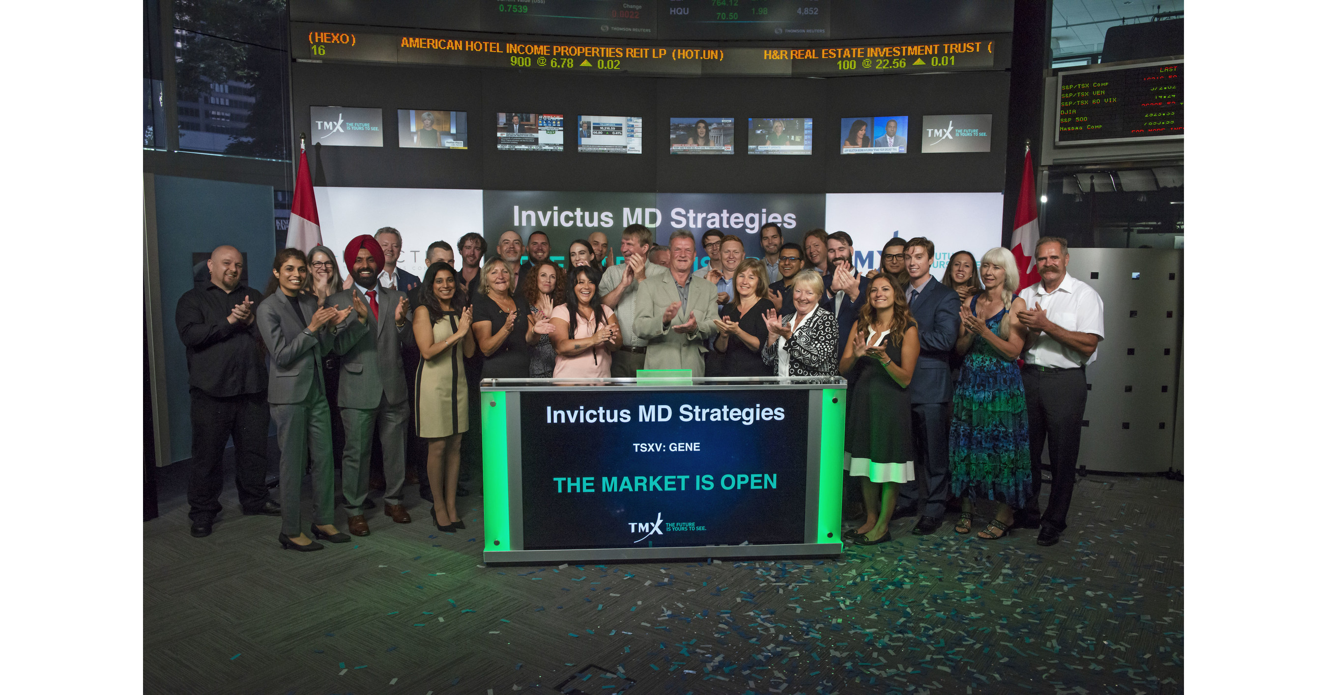 Invictus MD Strategies Corp. Opens the Market