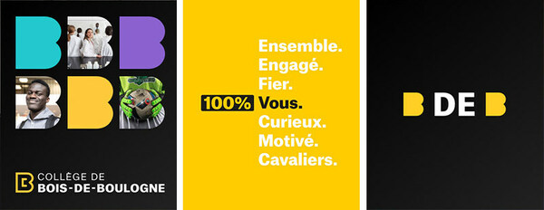 Le Collège de Bois-de-Boulogne dévoile sa nouvelle identité visuelle