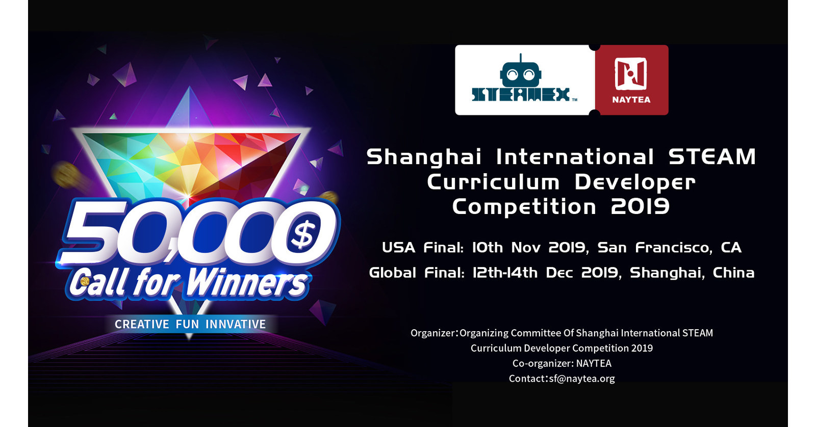 2019 International STEAM Curriculum Developer Competition opens for ...