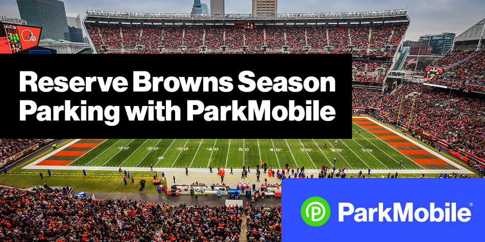 Parkmobile邃 Offers More Parking Options For Cleveland Browns Fans At